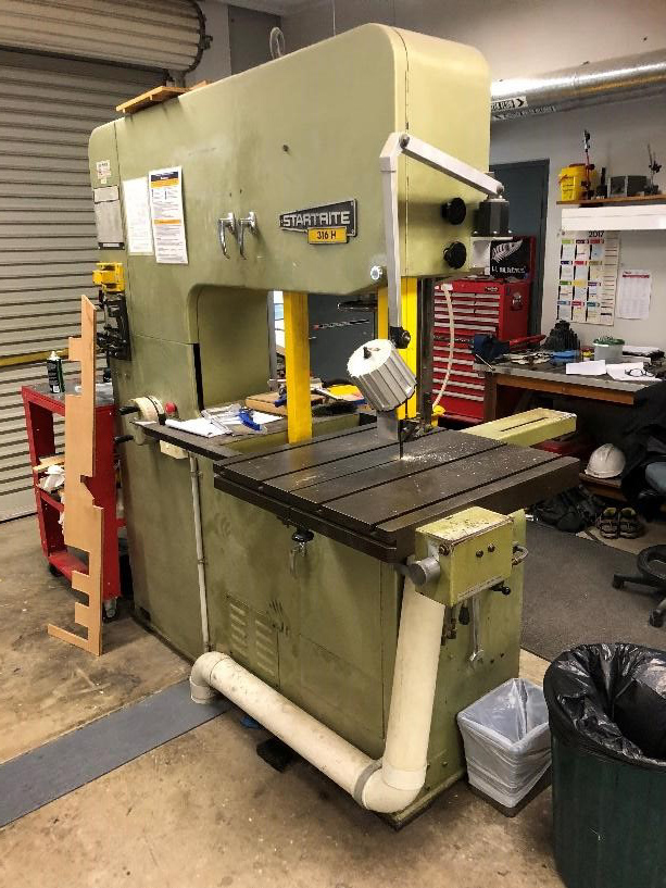 Vertical Bandsaw - Maker Space - University of Queensland